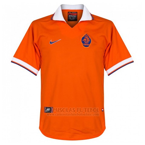 Camisola Holanda 1º Retro 97-98 - Camisolas futebol online
