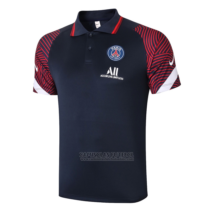 Polo Paris Saint-Germain 2020-2021 Azul - Camisolas futebol online